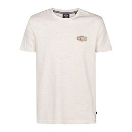 PETROL INDUSTRIES Shirt in Creme - 45% | Gr&ouml;&szlig;e XL | Herren-plussize