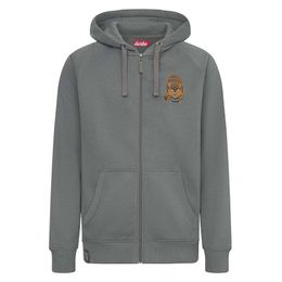 Derbe Sweatjacke in Grau - 54% | Gr&ouml;&szlig;e S | Herren-plussize
