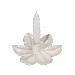 Kersten Kerzenhalter ''Flower'' in Creme - (H)4,5 x &Oslash; 17 cm - 13% | Kerzen-vasen