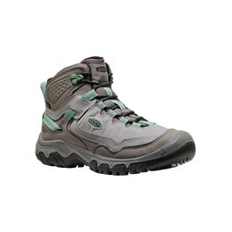 Keen Leder-Trekkingschuhe "Targhee IV Mid" in Grau - 53% | Gr&ouml;&szlig;e 38 | Damen-outdoor-sport-schuhe