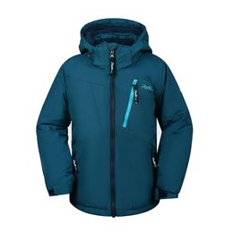 Peek U Ski-/ Snowboardjacke "Arrow" in T&uuml;rkis - 59% | Gr&ouml;&szlig;e 110 | Kinder-outdoor-jacken