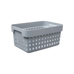NHG Aufbewahrungskorb in Grau - (B)18 x (H)12,6 x (T)26 cm - 15% | Kisten-koerbe