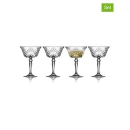 Lyngby Glas 4er-Set: Champagnergl&auml;ser "Melodia" - 260 ml - 49% | Gedeckter-tisch