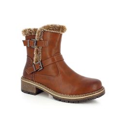 Kimberfeel Boots "Lea" in Hellbraun - 55% | Gr&ouml;&szlig;e 36 | Damen-stiefel