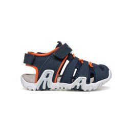 Geox Halbsandalen "Kraze" in Dunkelblau/ Orange - 57% | Gr&ouml;&szlig;e 24 | Kindersandalen