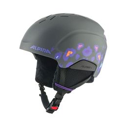 Alpina Ski-/ Snowboardhelm "Pizi" in Anthrazit - 48% | Gr&ouml;&szlig;e 51-55 cm | Kinder-austruestung-accessoires