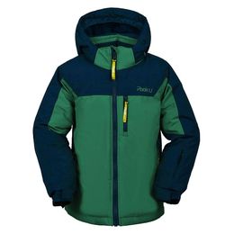 Peek U Ski-/ Snowboardjacke "Hawk" in Gr&uuml;n - 59% | Gr&ouml;&szlig;e 104 | Kinder-outdoor-jacken