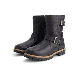 TRAVELIN' Leder-Boots in Schwarz - 57% | Gr&ouml;&szlig;e 43 | Herrenstiefel