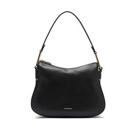 Coccinelle Leder-Schultertasche in Schwarz - (B)30 x (H)21 x (T)9 cm - 29% | Damen-taschen