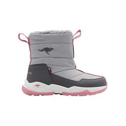 Kangaroos Winterstiefel "K-FR Floki RTX" in Hellgrau/ Rosa - 59% | Gr&ouml;&szlig;e 39 | Kinderstiefel