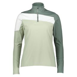 Killtec Funktionslongsleeve in Gr&uuml;n/ Wei&szlig; - 46% | Gr&ouml;&szlig;e 38 | Damen-outdoor-tops-shirts