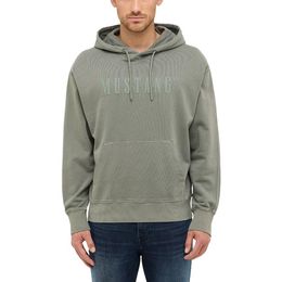 Mustang Hoodie in Gr&uuml;n - 51% | Gr&ouml;&szlig;e L | Herren-sweatshirts-jacken