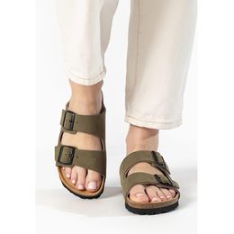 BAYTON Pantoletten "Atlas" in Khaki - 62% | Gr&ouml;&szlig;e 38 | Damen-pantoletten