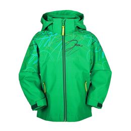 Peek U Regenjacke "Lev" in Gr&uuml;n - 53% | Gr&ouml;&szlig;e 116 | Kinder-outdoor-jacken