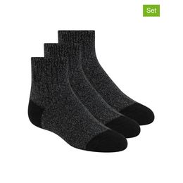 Skechers 3er-Set: Socken in Anthrazit - 50% | Gr&ouml;&szlig;e 27,5-35,5 | Kinder-socken-strumpfhosen