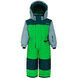 Peek U Winter-Overall "Huxley" in Gr&uuml;n/ Grau - 57% | Gr&ouml;&szlig;e 128 | Kinderhosen