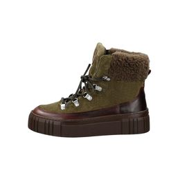 Gant Footwear Leder-Boots "Snowmont" in Oliv - 44% | Gr&ouml;&szlig;e 38 | Stiefeletten