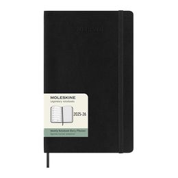 Moleskine Wochenplaner ''2025-26'' in Schwarz - (L)21 x (B)13 cm - 46% | Buero-schulbedarf