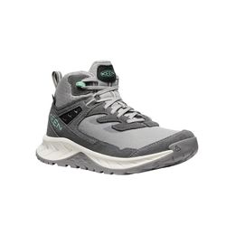 Keen Leder-Trekkingschuhe "Hightrail Mid" in Grau - 51% | Gr&ouml;&szlig;e 40 | Damen-outdoor-sport-schuhe