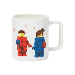 Lego Tasse "Love" in Wei&szlig; - 300 ml - 16% | Gedeckter-tisch