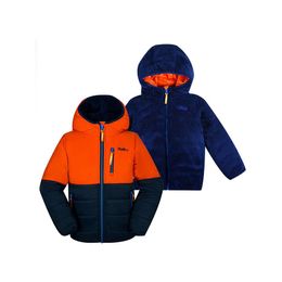 Peek U Wende-Steppjacke "Wolf" in Orange/ Dunkelblau - 57% | Gr&ouml;&szlig;e 164 | Kinderjacken