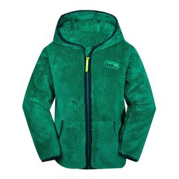 Peek U Fleecejacke "Fox" in Gr&uuml;n - 55% | Gr&ouml;&szlig;e 122 | Kids-fleecejacken-fleecepullover