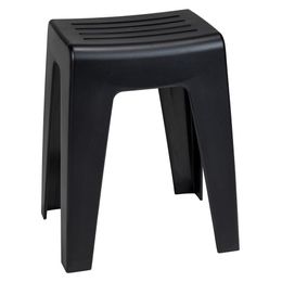 Wenko Badezimmer-Hocker "Kumba" in Schwarz - (B)38 x (H)47 x (T)32 cm - 13% | Sitzmoebel