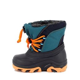 Kimberfeel Winterstiefel "Tyfen" in T&uuml;rkis/ Schwarz/ Orange - 59% | Gr&ouml;&szlig;e 26/27 | Baby-stiefel-boots