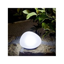 lumisky LED-Solar-Dekoleuchte "Solenzara" in Wei&szlig;- (H)6 x &Oslash; 5 cm - 54% | Aussenbeleuchtung