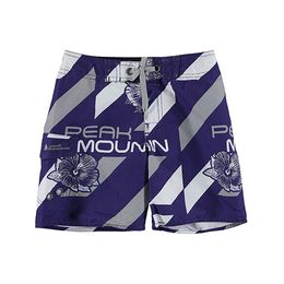 Peak Mountain Badeshorts in Lila/ Wei&szlig; - 72% | Gr&ouml;&szlig;e 110 | Kinder-bademode
