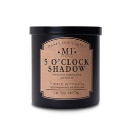 Colonial Candle Duftkerze "5 O'clock Shadow" in Schwarz - 467g - 53% | Kerzen-vasen