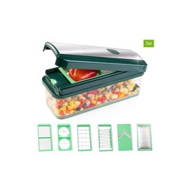 Genius 16tlg. Set: Schneider "Nicer Dicer Exclusive" in Gr&uuml;n - 73% | Kuechenhelfer