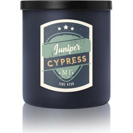 Colonial Candle Duftkerze "Juniper Cypress" in Dunkelblau - 425 g - 56% | Kerzen-vasen