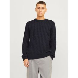 Jack & Jones Jack & Jones Pullover in Dunkelblau - 55% | Gr&ouml;&szlig;e M | Herren-plussize