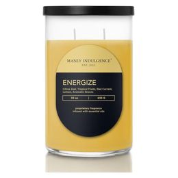 Colonial Candle Duftkerze "Energize" in Gelb 623 g - 51% | Kerzen-vasen
