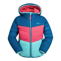 Peek U Ganzjahres-Steppjacke "Prim" in Blau/ Pink/ T&uuml;rkis - 53% | Gr&ouml;&szlig;e 98 | Kinderjacken