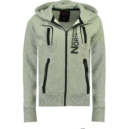Geographical Norway Sweatjacke "Gosepha" in Grau - 59% | Gr&ouml;&szlig;e M | Damen-sweatshirts-jacken