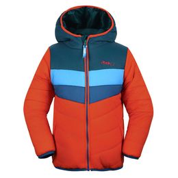 Peek U Ganzjahres-Steppjacke "Baz" in Orange/ Blau - 53% | Gr&ouml;&szlig;e 128 | Kinderjacken