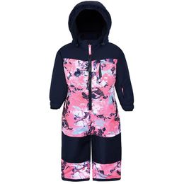 Peek U Winter-Overall "Celestia" in Dunkelblau/ Pink - 58% | Gr&ouml;&szlig;e 104 | Babyjacken
