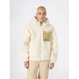 Champion Fleecejacke in Creme - 49% | Gr&ouml;&szlig;e L | Herren-pullover-sport