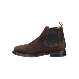 Gant Footwear Leder-Chelsea-Boots "St Fairkon" in Braun - 44% | Gr&ouml;&szlig;e 44 | Herrenstiefel