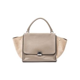 C&eacute;line Celine Leder-Henkeltasche in Beige - (B)31 x (H)23 x (T)18 cm - 31% | Damen-taschen