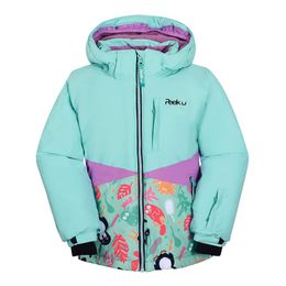 Peek U Funktions-Winterjacke "Livia" in T&uuml;rkis - 59% | Gr&ouml;&szlig;e 98 | Kinderjacken
