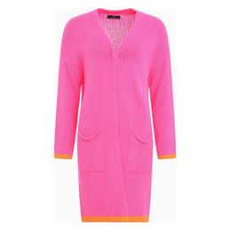 Zwillingsherz Cardigan 'Neon & Love' in Pink - 67% | Damen-pullover-cardigans