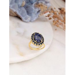 L'Atelier de Gaia Vergold. Ring mit Edelsteinen - 49% | Schmuck