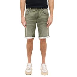 Mustang Jeansshorts "Chicago" in Gr&uuml;n - 43% | Gr&ouml;&szlig;e W35 | Herren-shorts