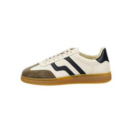 Gant Footwear Leder-Sneakers "Cuzmo" in Beige - 39% | Gr&ouml;&szlig;e 42 | Herrensneakers