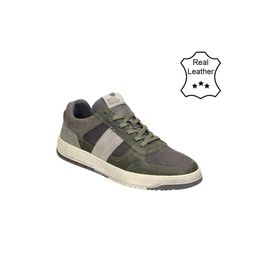 Bullboxer Leder-Sneakers in Grau - 58% | Gr&ouml;&szlig;e 41 | Herrensneakers