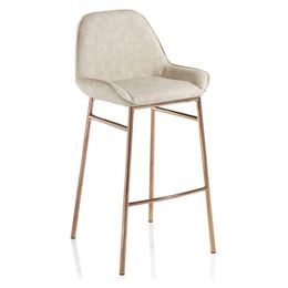 TFT Home Hocker "Montgomery" in Beige - (B)49,5 x (H)105 x (T)41 cm - 65% | Sitzmoebel