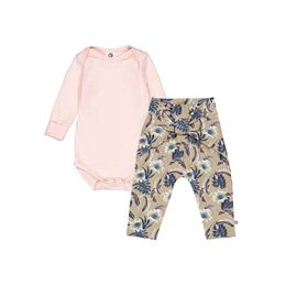 m&uuml;sli 2tlg. Outfit in Rosa/ Hellblau/ Beige - 46% | Gr&ouml;&szlig;e 92 | Baby-bodys